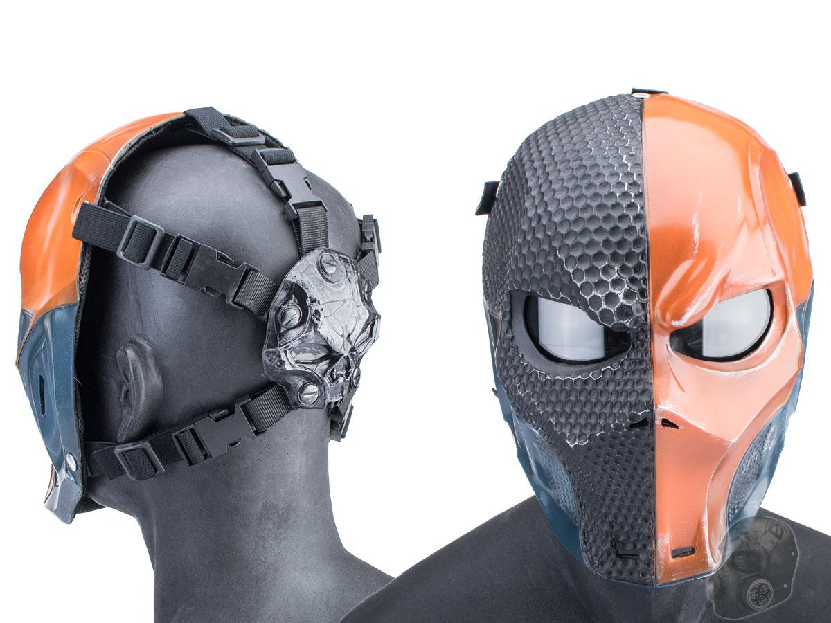 Evike.com R-Custom Fiberglass "Merc V3" Full Face Mask (Color: Orange ...