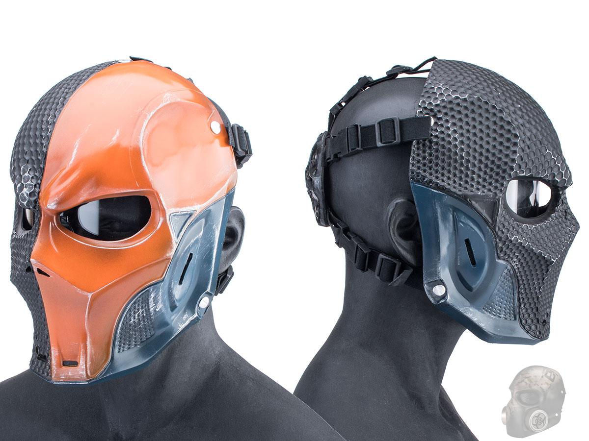 Evike.com R-Custom Fiberglass "Merc V3" Full Face Mask (Color: Orange ...