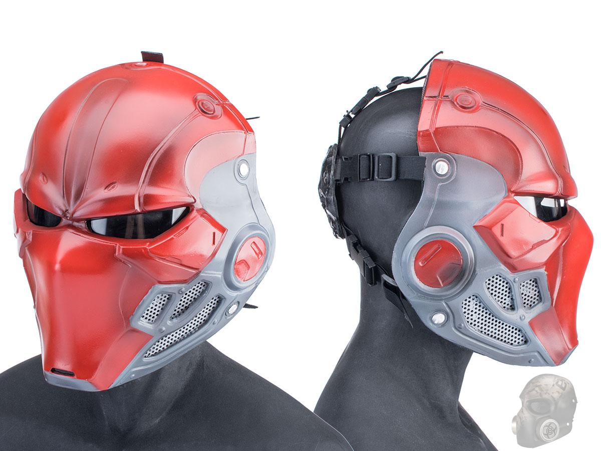 Evike.com R-Custom Fiberglass "RHood" Full Face Mask (Type: Clear Lens ...