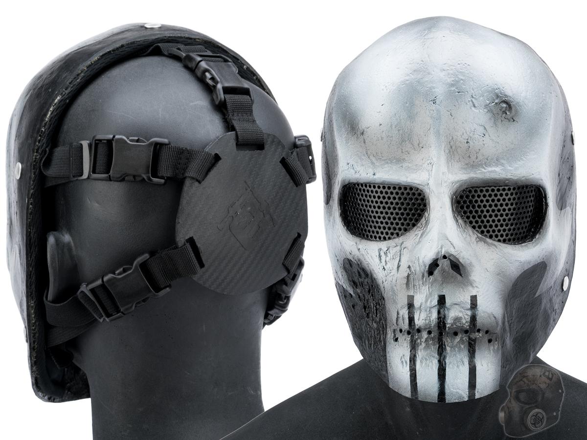 Evike.com R-Custom Fiberglass Wire Mesh "Skull" Mask, Tactical Gear ...