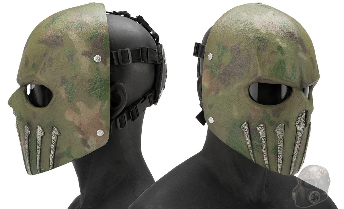 Evike.com R-Custom Fiberglass "Wraith" Full Face Mask with Grey Lens ...