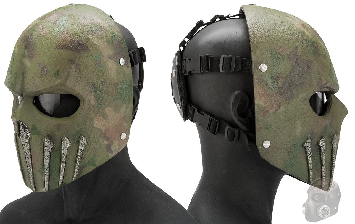 Evike.com R-Custom Fiberglass "Wraith" Full Face Mask with Grey Lens ...