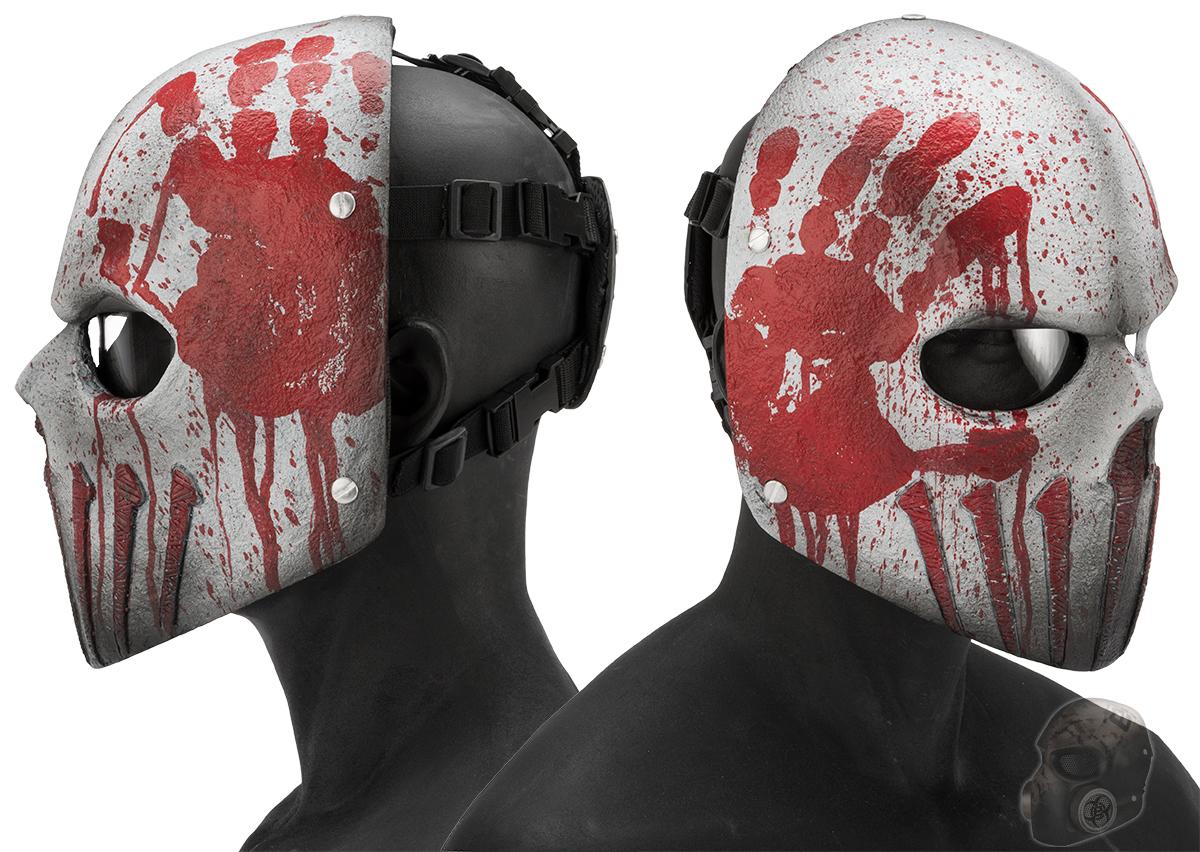 Evike.com R-Custom Fiberglass "Wraith" Full Face Mask with Clear Lens ...