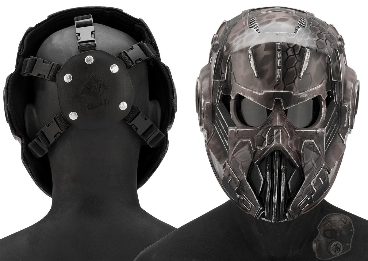 Evike.com R-Custom Fiberglass "Hellghast" Full Face Mask with Grey Lens ...