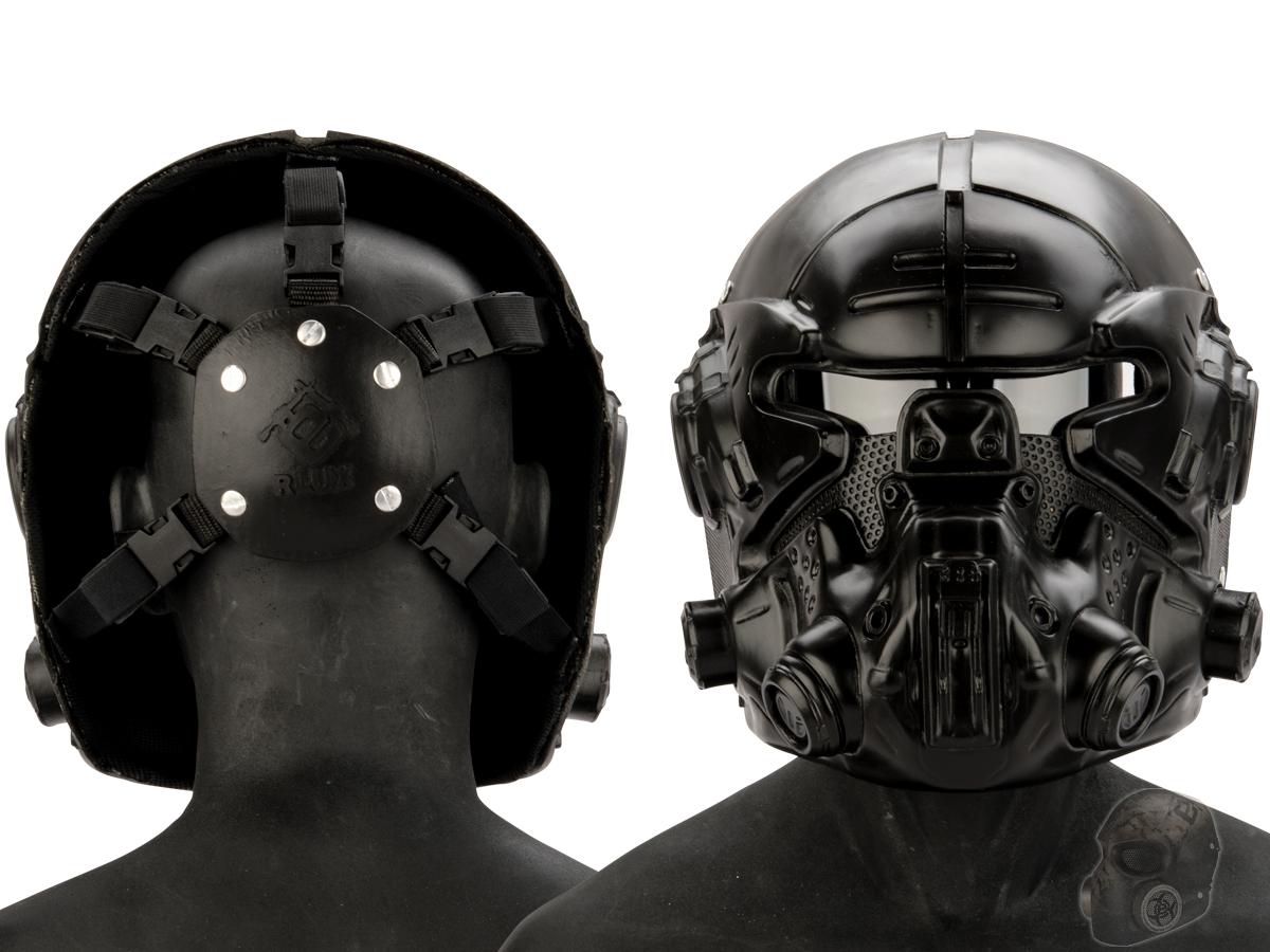 Evike.com R-Custom Titan Fall Pilot Fiberglass Mask (Color: Black ...