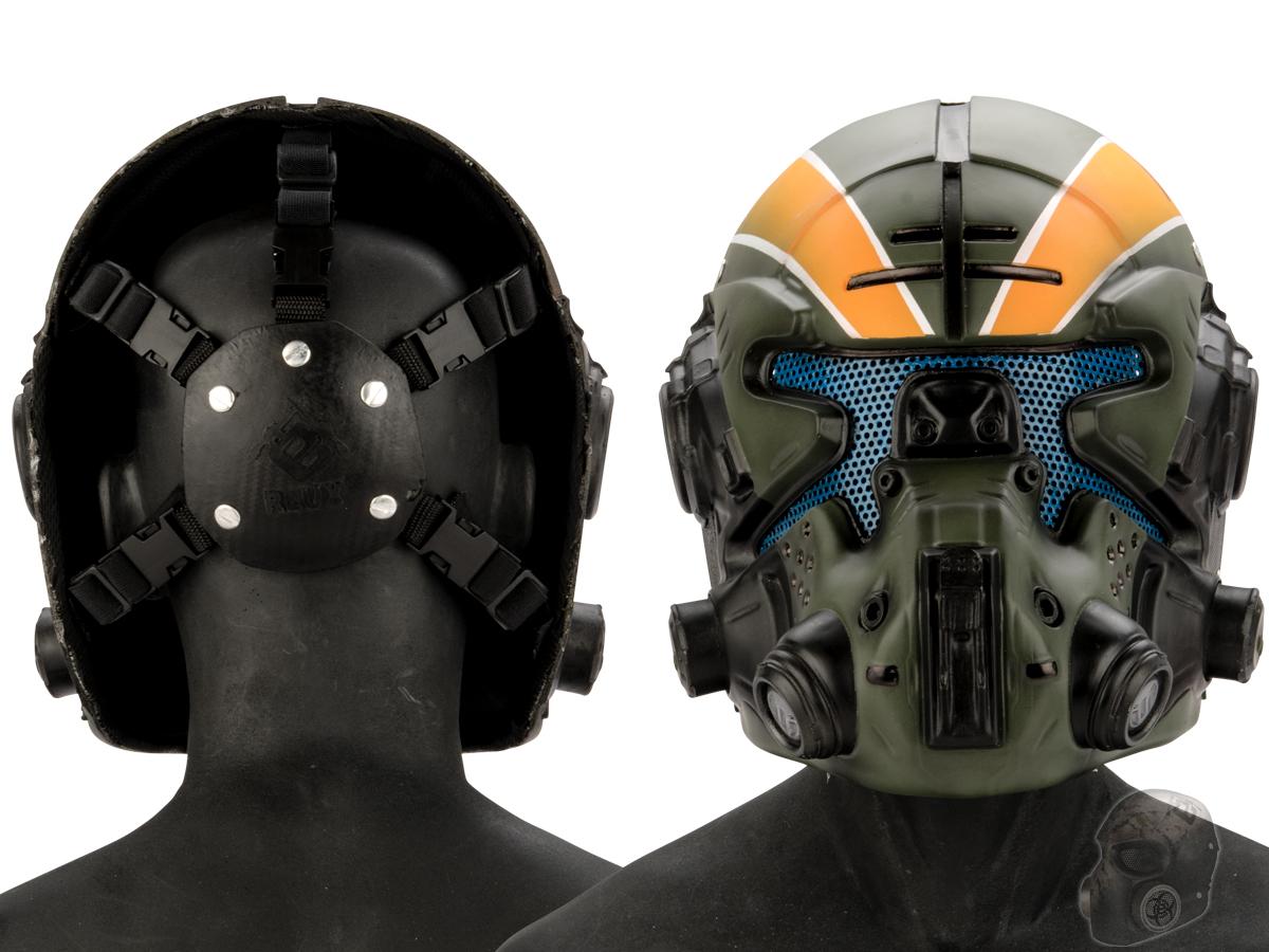 Evike.com R-Custom Titan Fall Pilot Fiberglass Mask (Color: OD Green ...