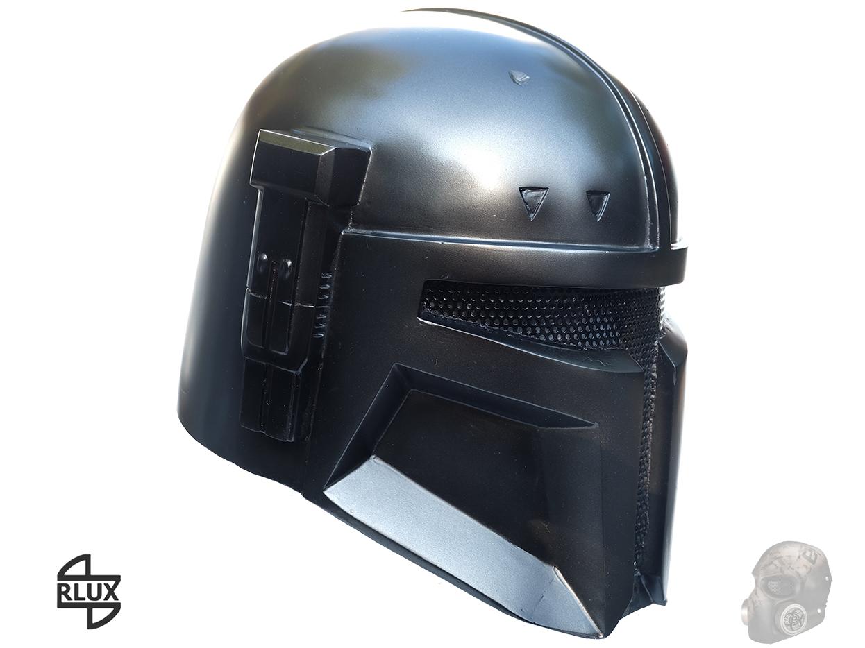 Evike.com R-Custom Fiberglass "Mando" Full Face Mask (Color: Black ...