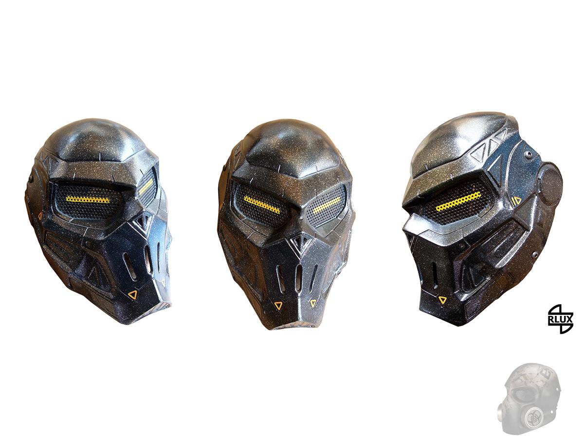 Evike.com R-Custom Fiberglass "Taskmaster V2" Full Face Mask (Color ...