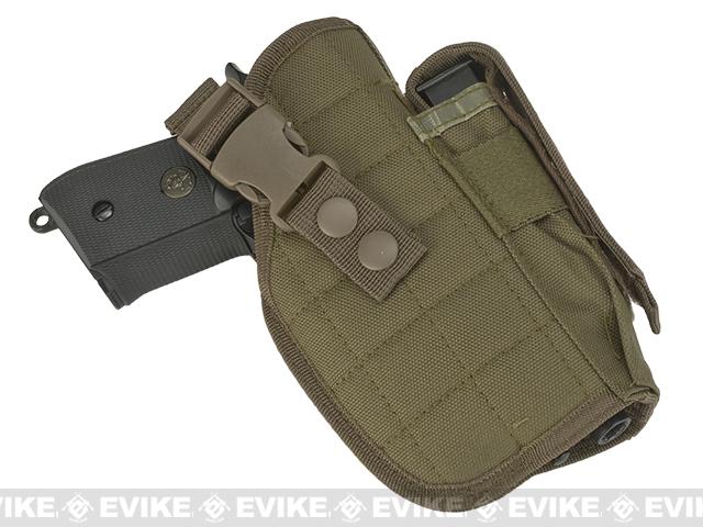 Shooter's Universal Quick Draw Tactical Belt / MOLLE holster w/ Mag ...