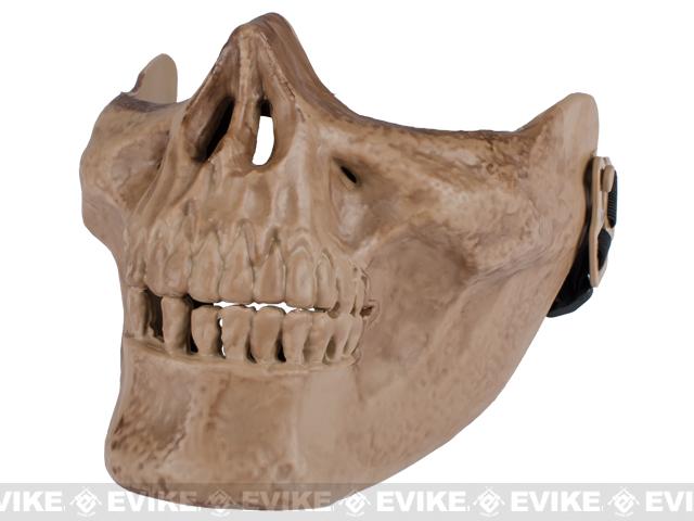 Avengers "Skull" Iron Face Lower Half Mask (Color: Dried Bone Skeleton ...