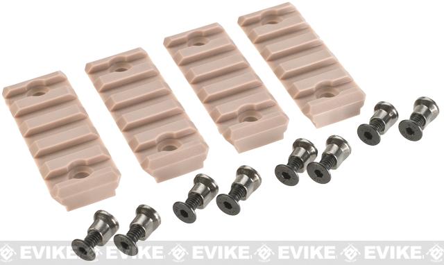 Avengers KeyMod 2.25" 5 Section Polymer Rail Set - Set of 4 (Color ...