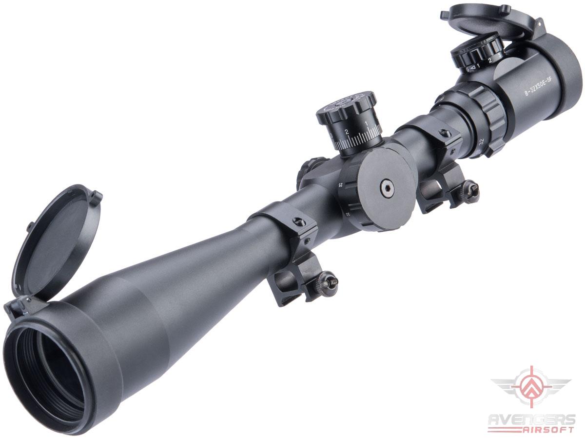 Avengers 8-32x50E Dual Illuminated Red/Green Scope w/ Rings (Color ...