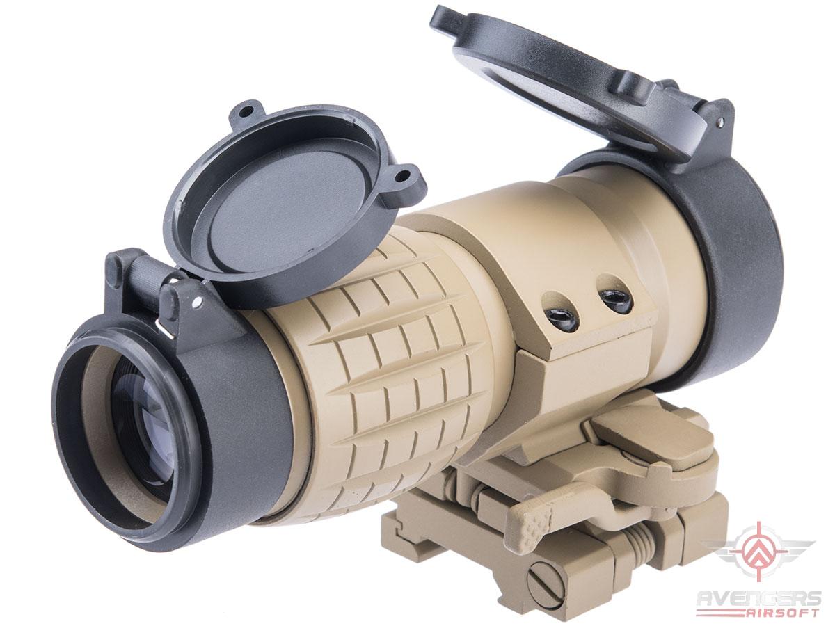 Avengers 4x FXD Magnifier w/ Adjustable Flip-To-Side QD Mount (Color ...