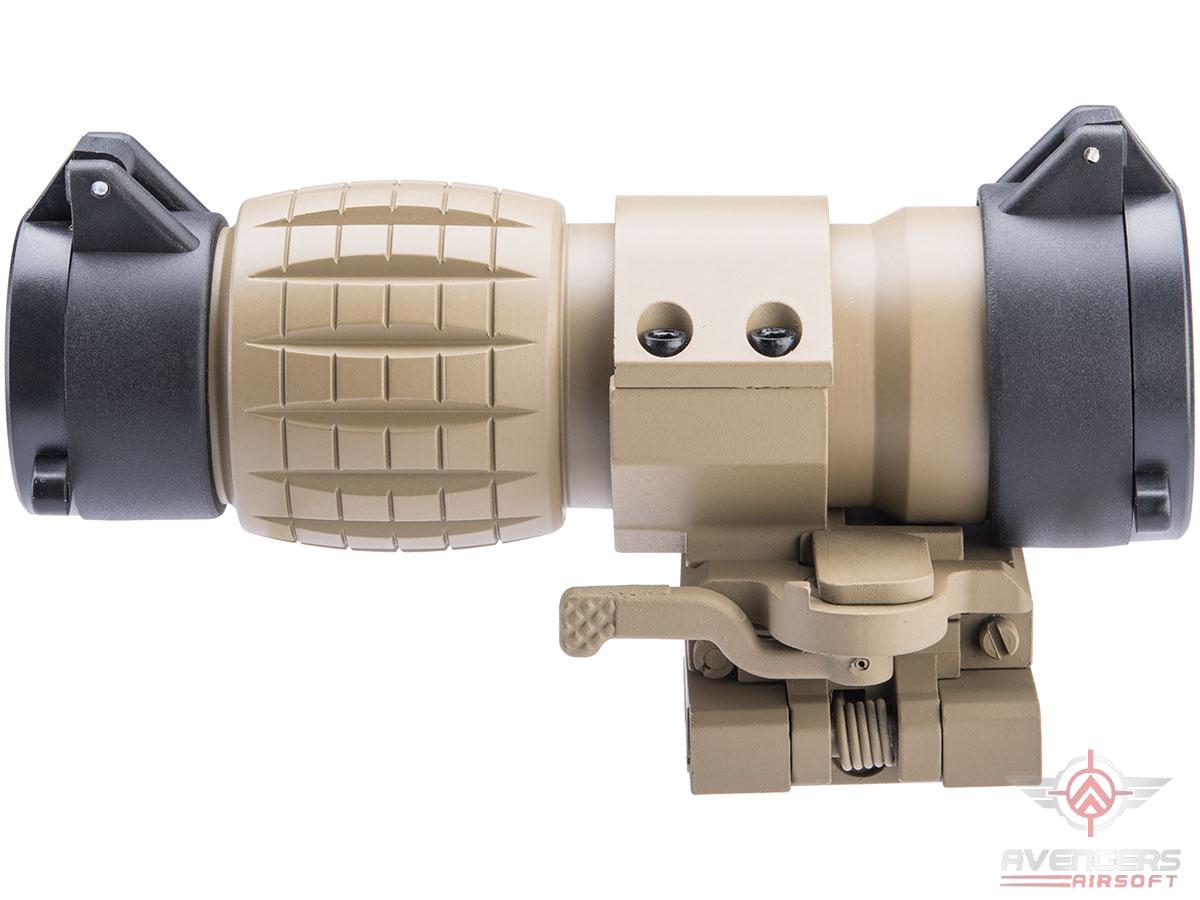 Avengers 4x FXD Magnifier w/ Adjustable Flip-To-Side QD Mount (Color ...