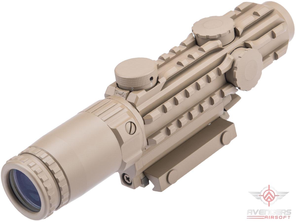 Avengers 1-3x28 Railed Tactical Scope (Color: Dark Earth), Accessories ...