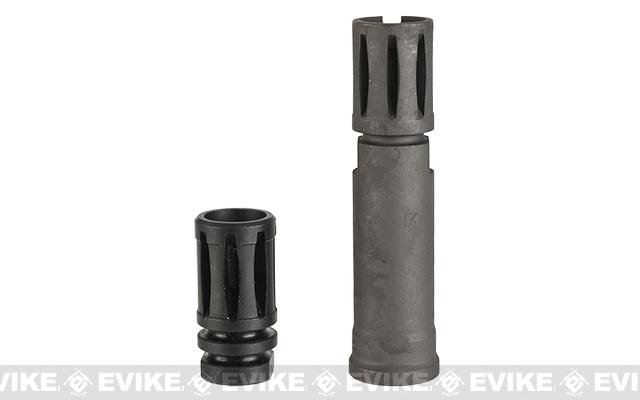 Avengers Airsoft XM177 Style Flash Hider Compensator - 14mm Negative ...
