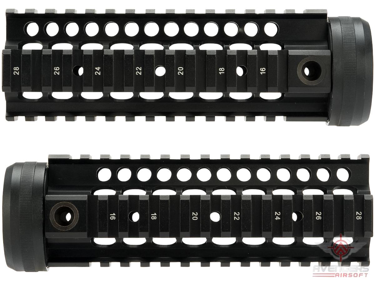 Avengers CNC Aluminum Free Float Rail System for M4 Series Airsoft AEG ...