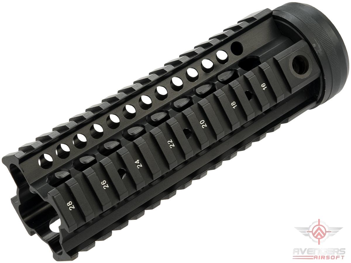 Avengers CNC Aluminum Free Float Rail System for M4 Series Airsoft AEG ...
