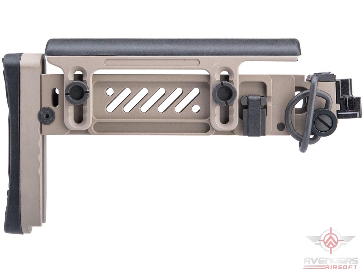 Avengers PT-1 Gen2 Side Folding Stock for E&L AK Series Airsoft Rifles (Color: Tan), Accessories ...