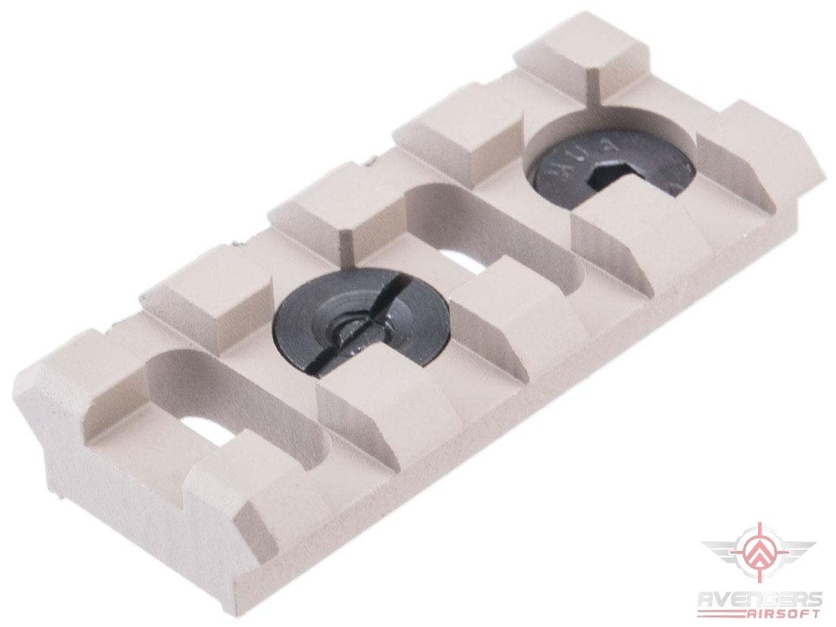 Avengers B-2M Rail Section for Modular Handguard Systems (Color: Desert ...
