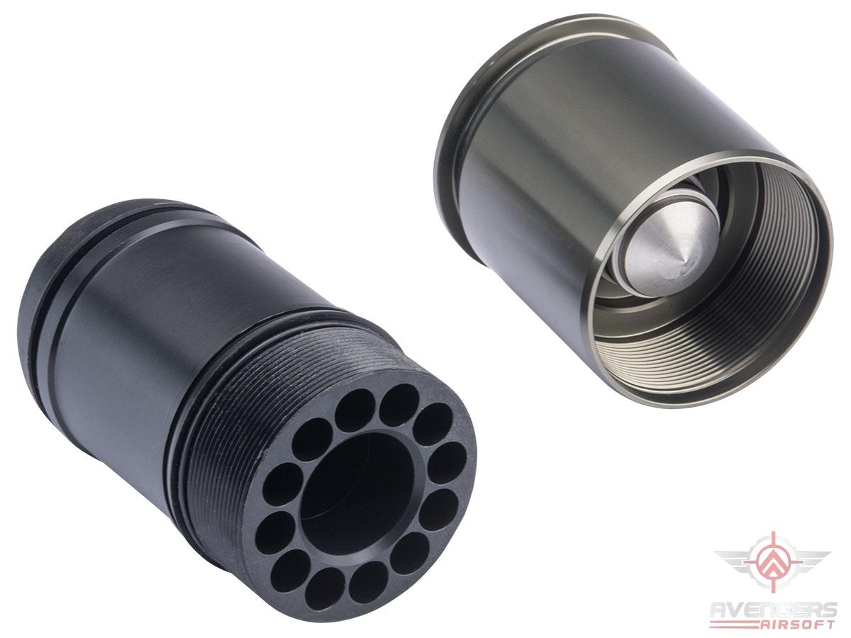 Avengers 120rd POM Airsoft Gas Grenade Shell (Color: Black ...