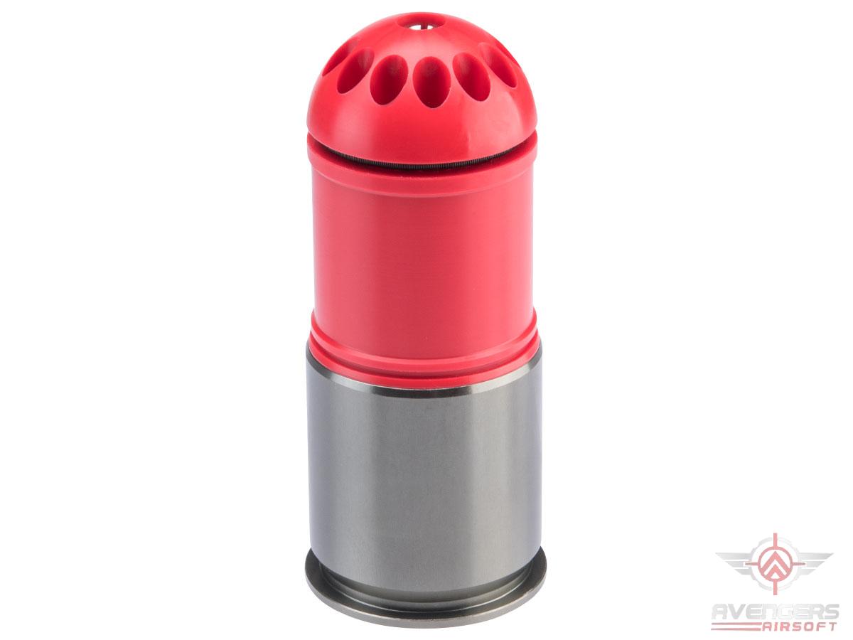 Avengers 120rd POM Airsoft Gas Grenade Shell (Color: Red), Accessories ...