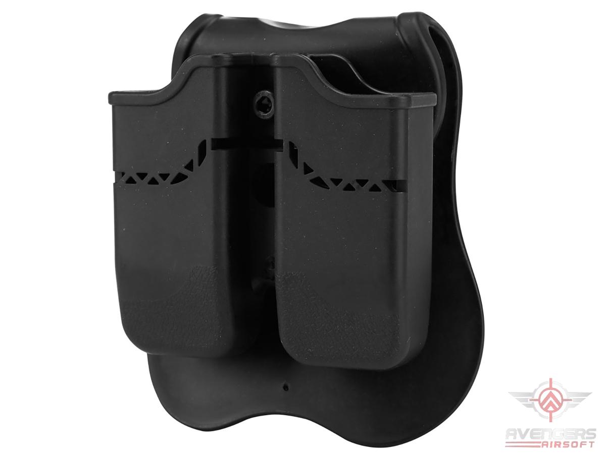 Avengers Adjustable Double Hard Shell Holster for Pistol Magazines ...