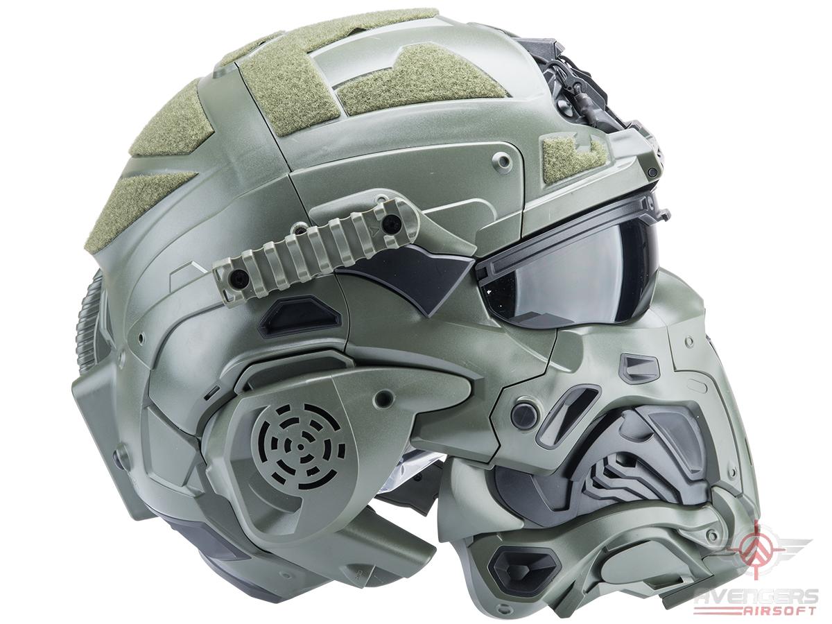 Avengers Tactical "Ark" Helmet w/ Integrated Cooling System & Headset ...