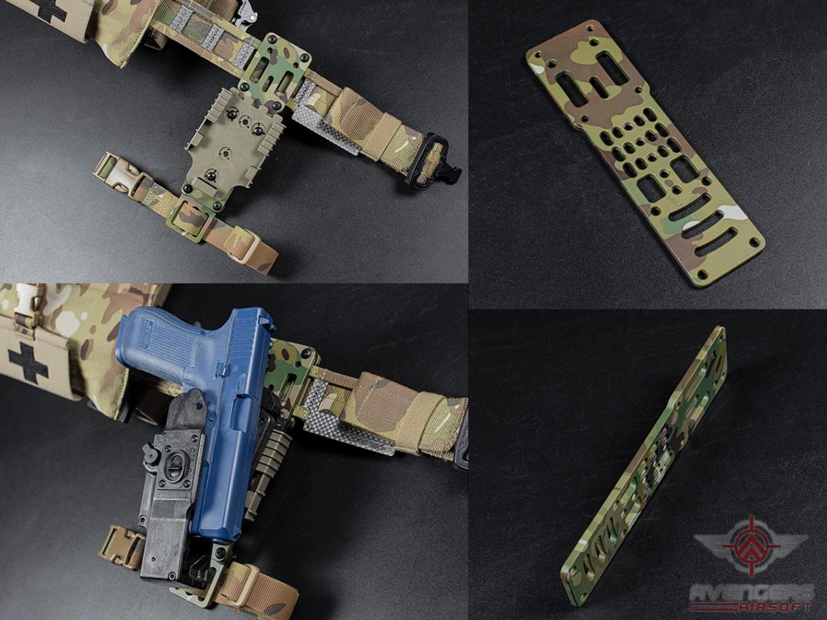 WoSport Modular MOLLE Holster Adapter for Safariland, G-Code & Black ...