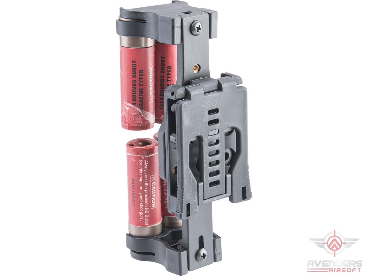Avengers Adjustable Shotgun Shell Caddy w/ Belt Clip (Color: Black / 4 ...
