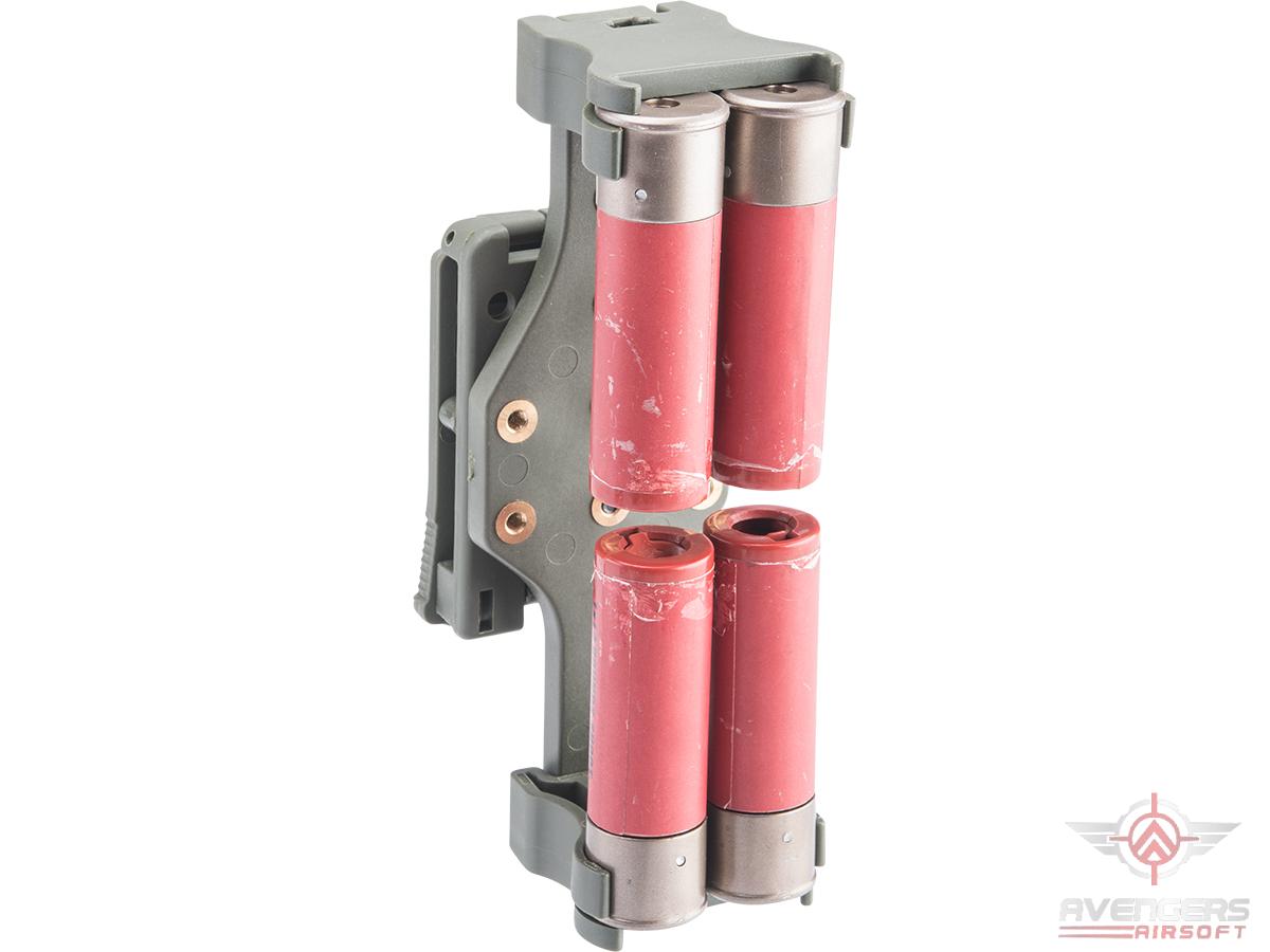 Avengers Adjustable Shotgun Shell Caddy w/ Belt Clip (Color: OD Green ...