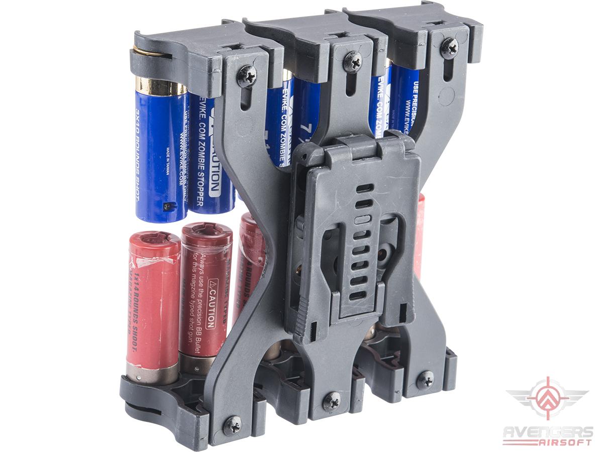 Avengers Adjustable Shotgun Shell Caddy w/ Belt Clip (Color: Black / 12 ...