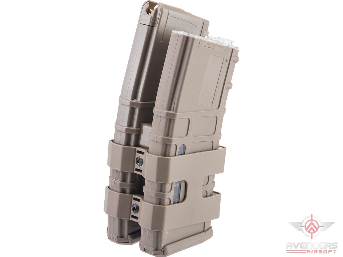 Avengers 800 Round Electric Auto-Winding Dual Magazine for M4 Airsoft ...