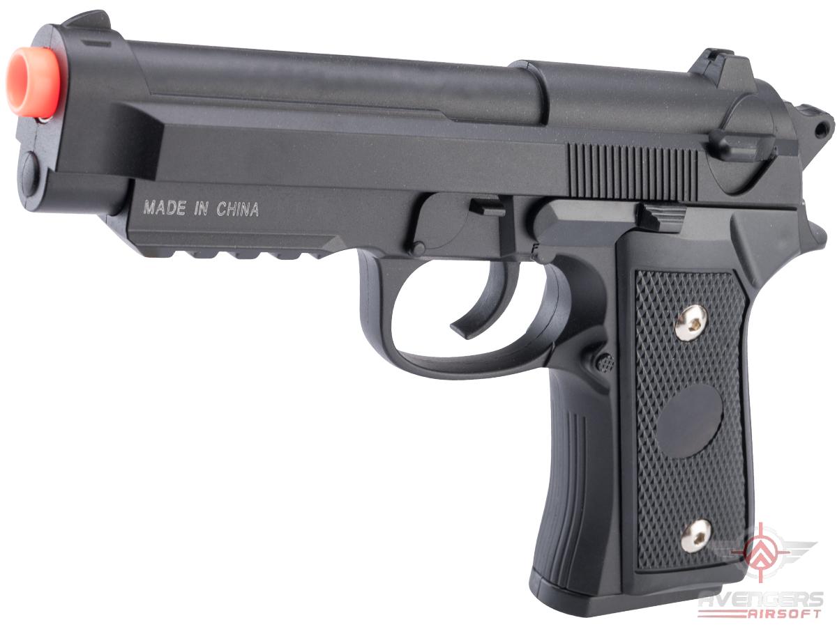 Avengers Vigor Toys M9Spring Powered Airsoft Pistol (Model: Black ...