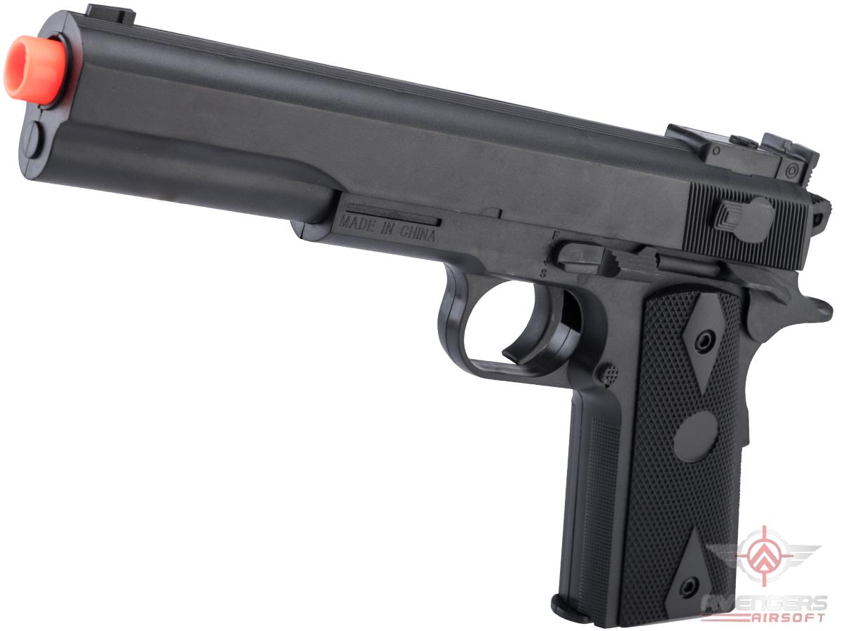 Avengers Vigor Toys 1911 Spring Powered Airsoft Pistol (Model: Black ...