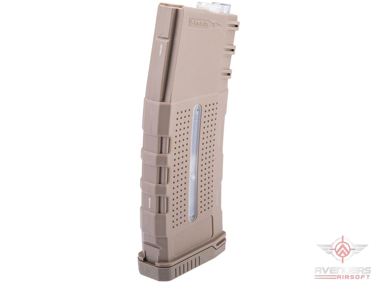 Avengers Windowed Polymer Magazine for M4/M16 Series Airsoft AEG Rifles ...