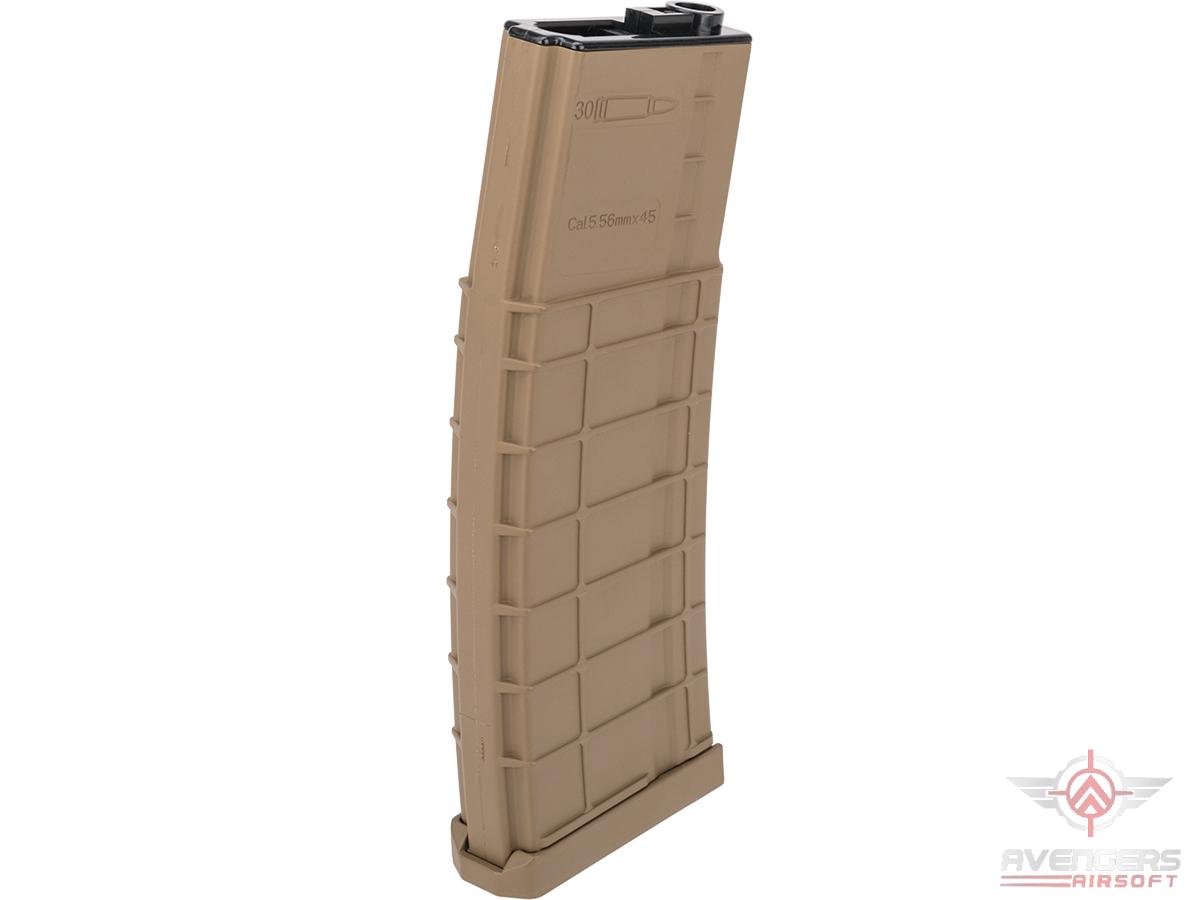 Avengers Ribbed Polymer Extended Magazine for M4/M16 Series Airsoft AEG ...
