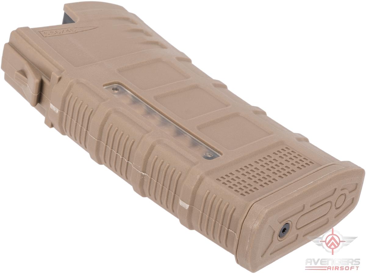 Avengers Polymer Magazine for AUG Series Airsoft AEG Rifles (Color: Tan ...