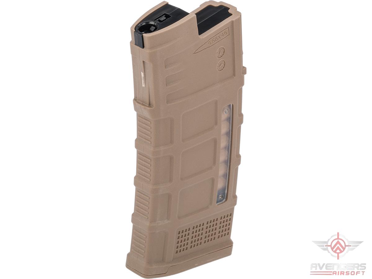 Avengers Polymer Magazine for AUG Series Airsoft AEG Rifles (Color: Tan ...