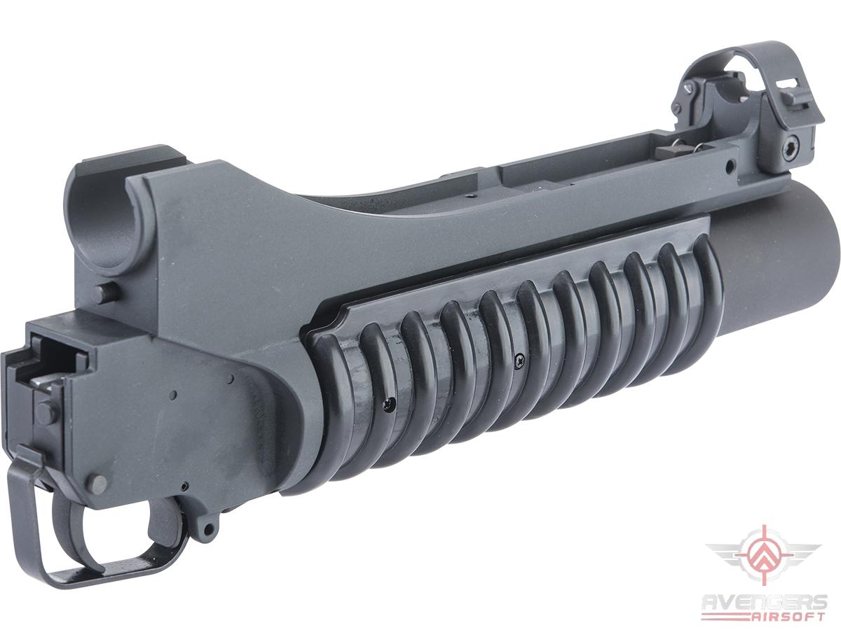 Avengers Battle Axe M203 Barrel Mounted 40mm Airsoft Grenade Launcher ...