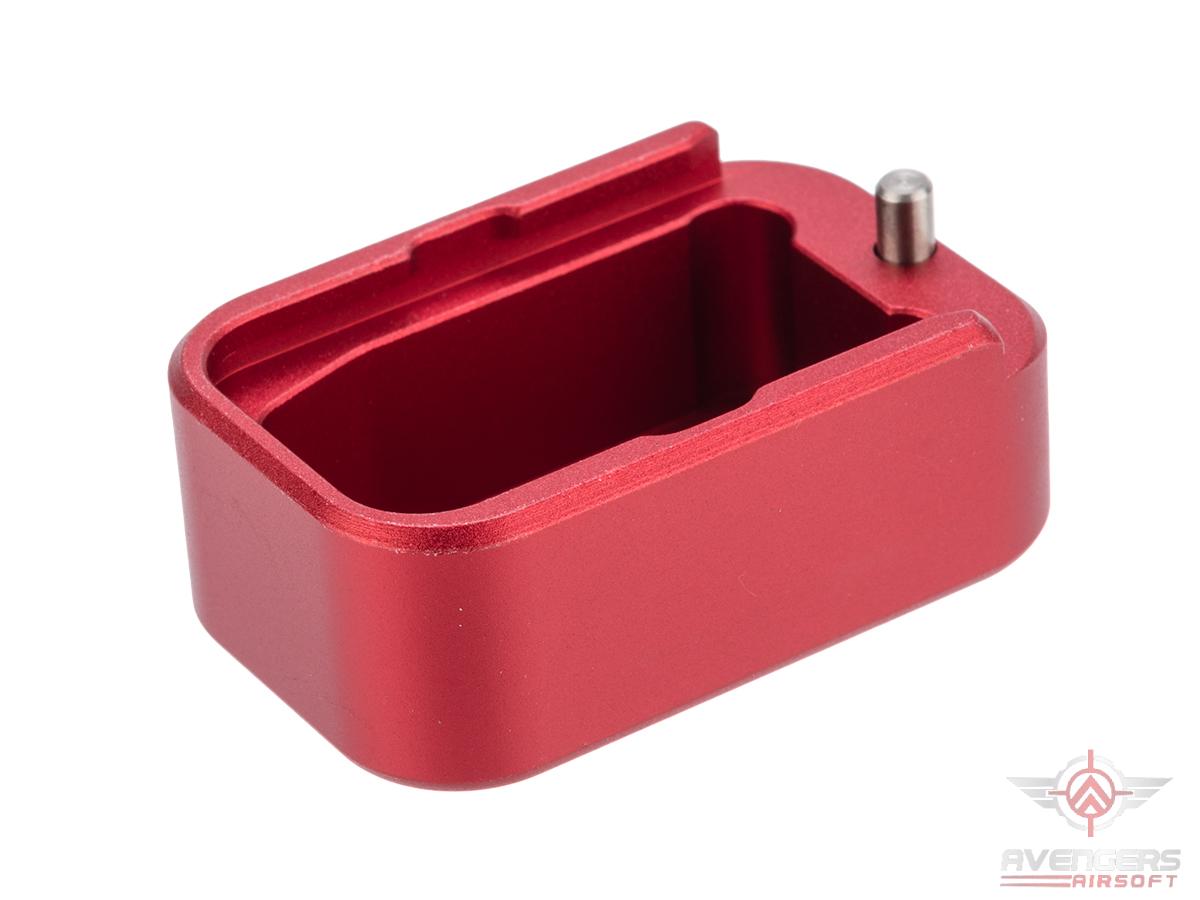 Avengers Competition Style CNC Aluminum Extended Base Pad for Elite Force / UMAREX GLOCK, ISSC ...