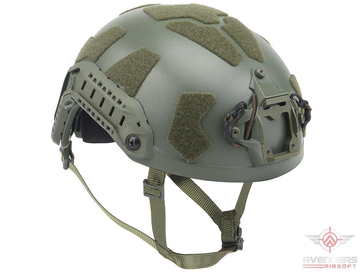Avengers Ballistic Version Super High Cut Helmet (Color: Olive Drab ...