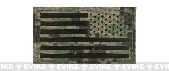 Avengers IR Reflective American Flag Patch (Color: AOR2 / Right ...