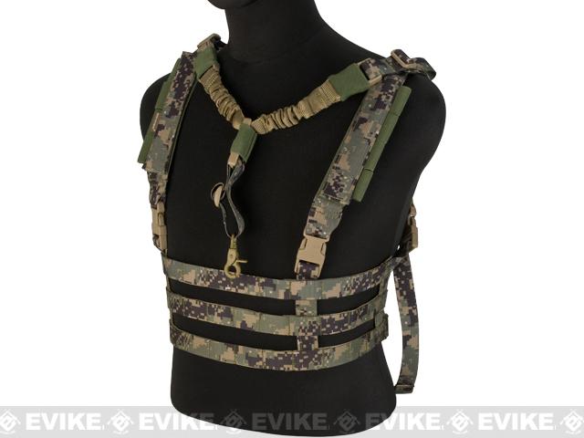 Avengers Tactical Low Profile MOLLE Chest Rig System (Color: Digital ...