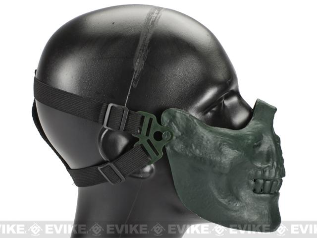 Avengers "Skull" Iron Face Lower Half Mask (Color: OD Green), Tactical ...
