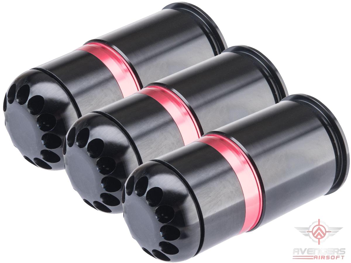 Avengers 40mm Airsoft Gas Grenade Shell (Model: 60rd Shower / Black ...