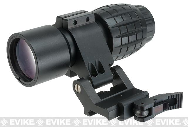 Avengers Tactical 3X Magnifier Scope with QD Flip-to-Side Mount ...