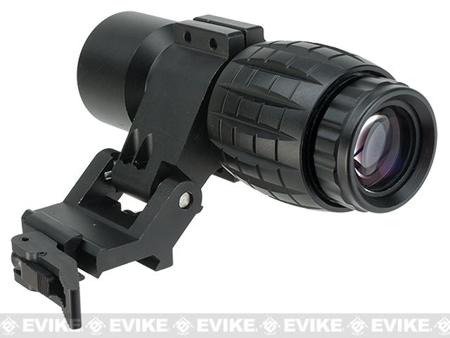 Avengers Tactical 3X Magnifier Scope with QD Flip-to-Side Mount ...
