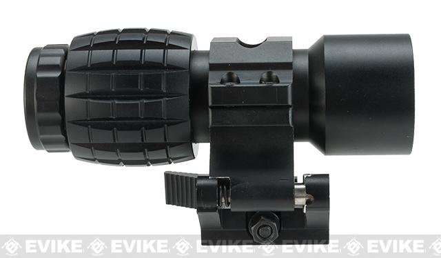 Avengers Tactical 3X Magnifier Scope with QD Flip-to-Side Mount ...