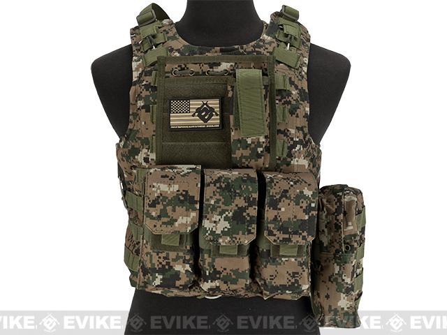 Avengers Military Style MOD-II Quick Release Body Armor Vest (Color ...